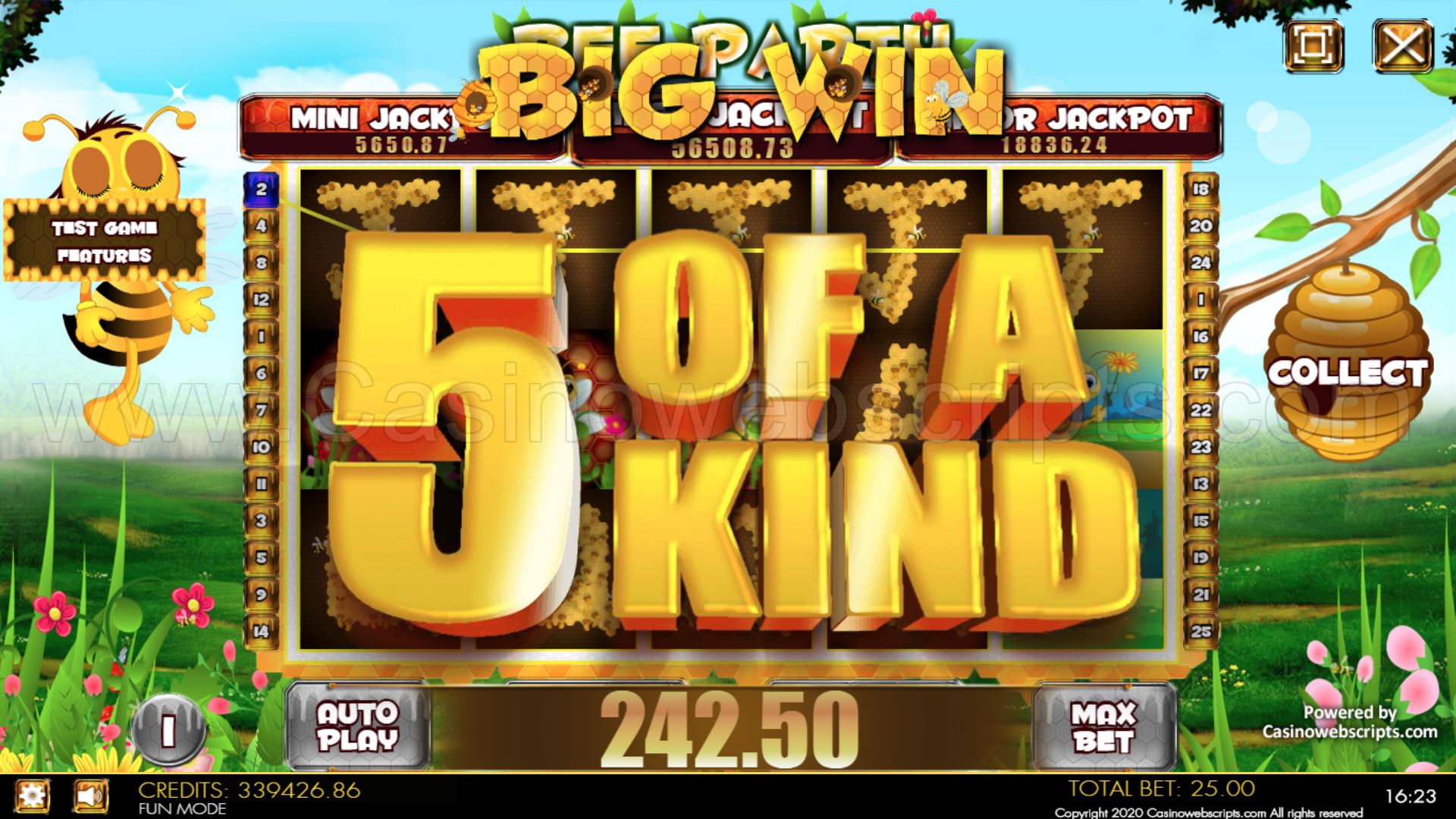 Bee Party - Slot5rs HTML5 Game Casino